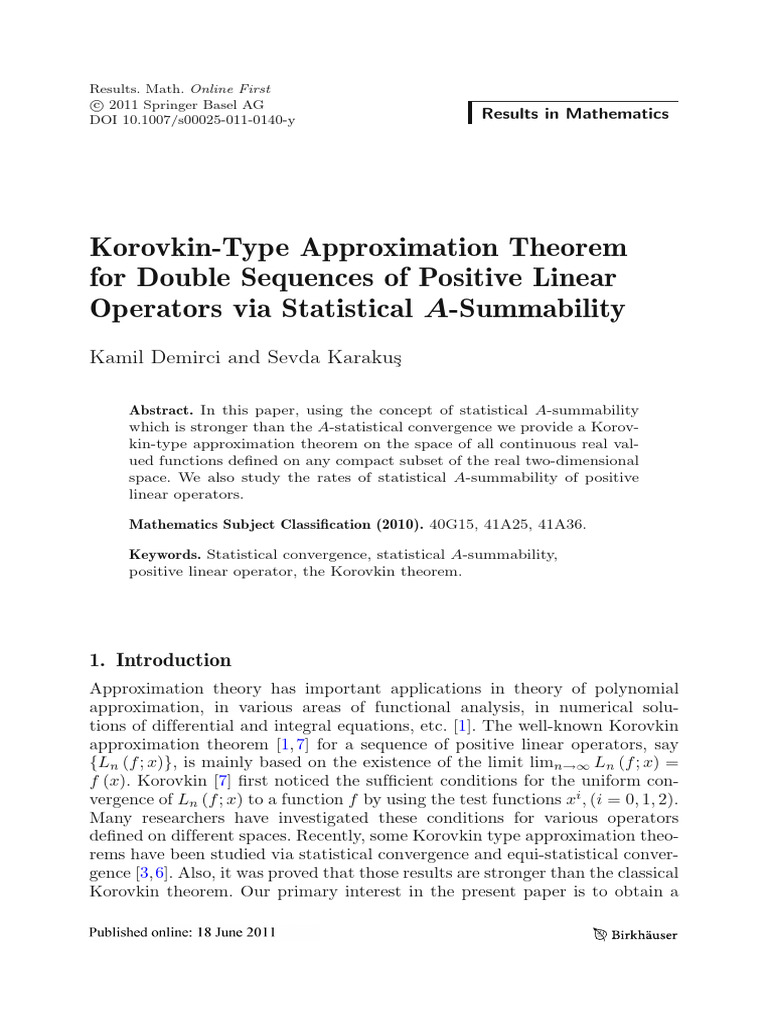 Korovkin Type Approximation Theorem For Double Sequences Of Positive Linear Operators Via