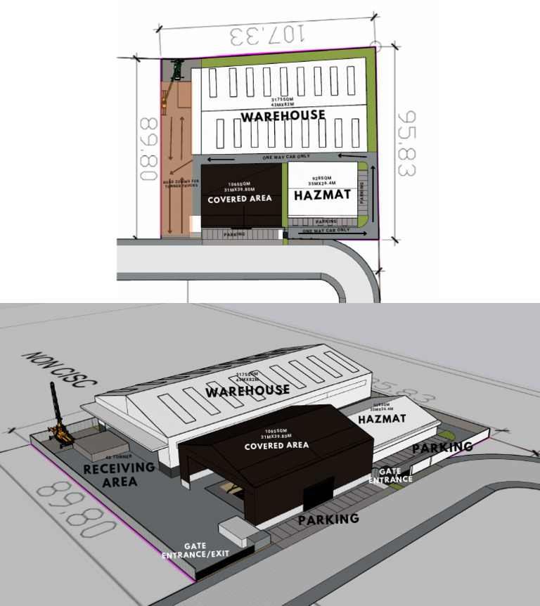 Warehouse Complex Proposed Zoning and Road Networks | PDF