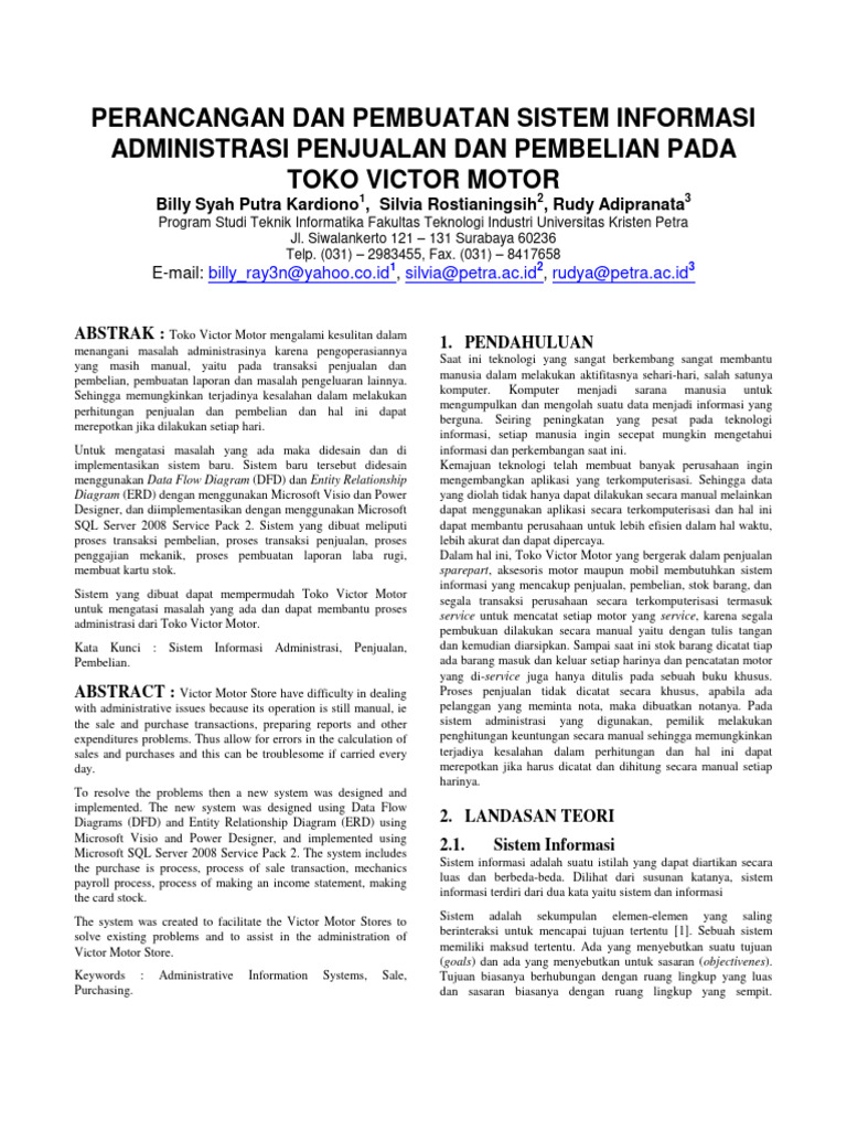 ID Perancangan Dan Pembuatan Sistem Informa | PDF