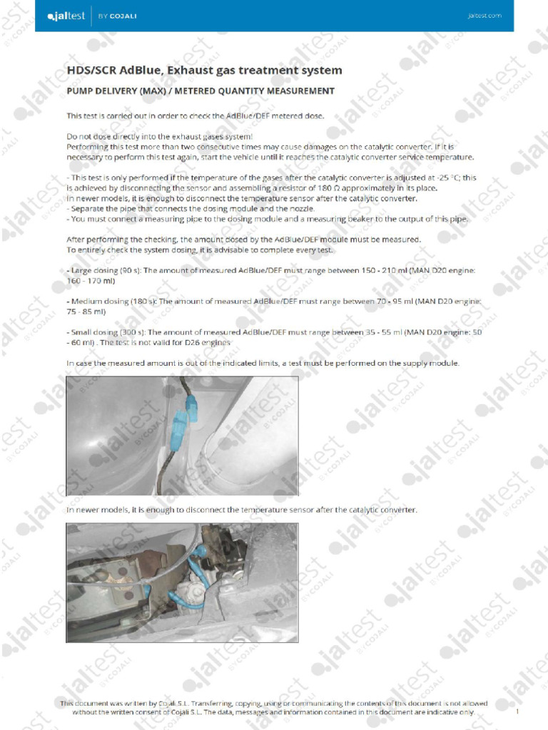 HDS - SCR AdBlue - PUMP DELIVERY (MAX) - METERED QU - 29042024114150 | PDF