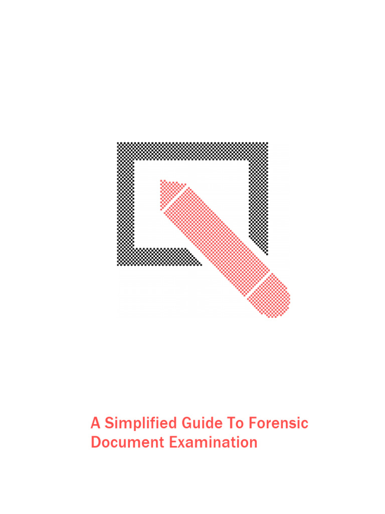 Guide in QuestionedDocuments | PDF | Forensic Science | Infrared