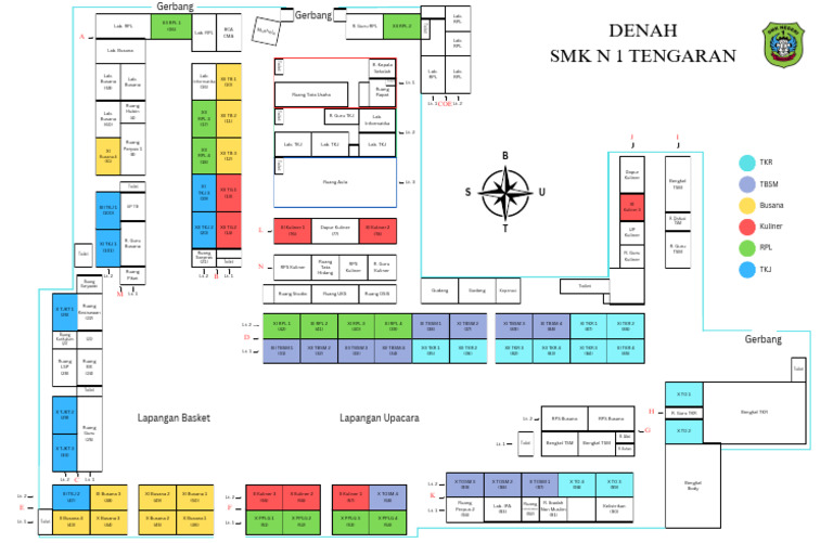 Denah SMK Tengaran Dapodik | PDF