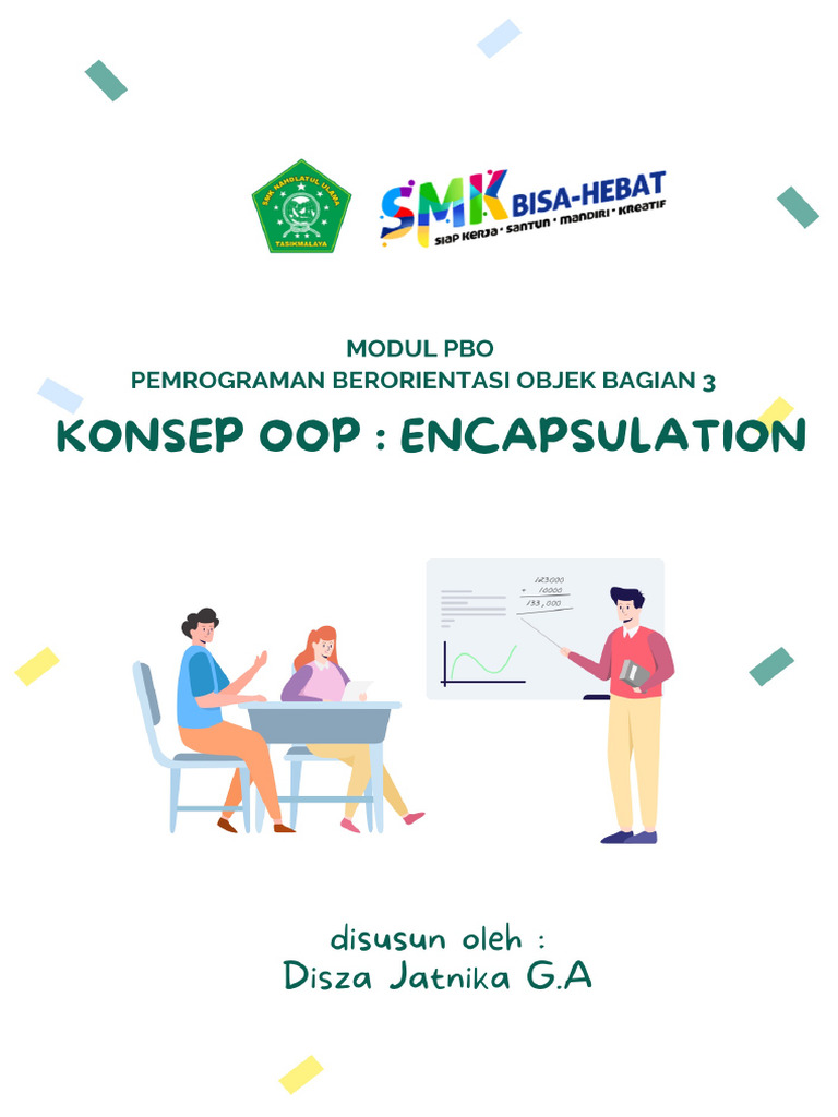 Modul Ajar Oop Enkapsulasi Disza | PDF