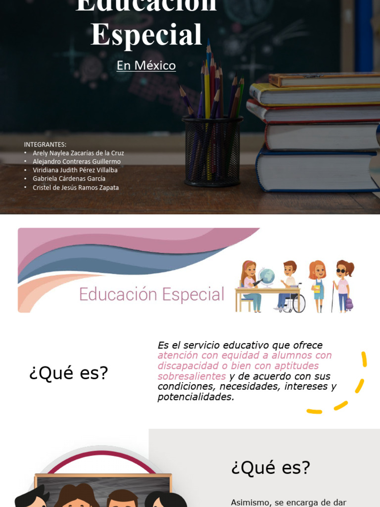 Educación Especial en México | PDF | Educación especial | Inclusión ...