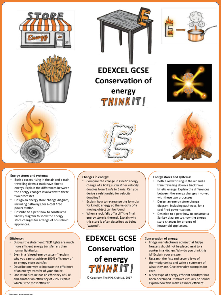 Unit 3 Revision Poster.154262066 | PDF | Refrigerator | Kinetic Energy