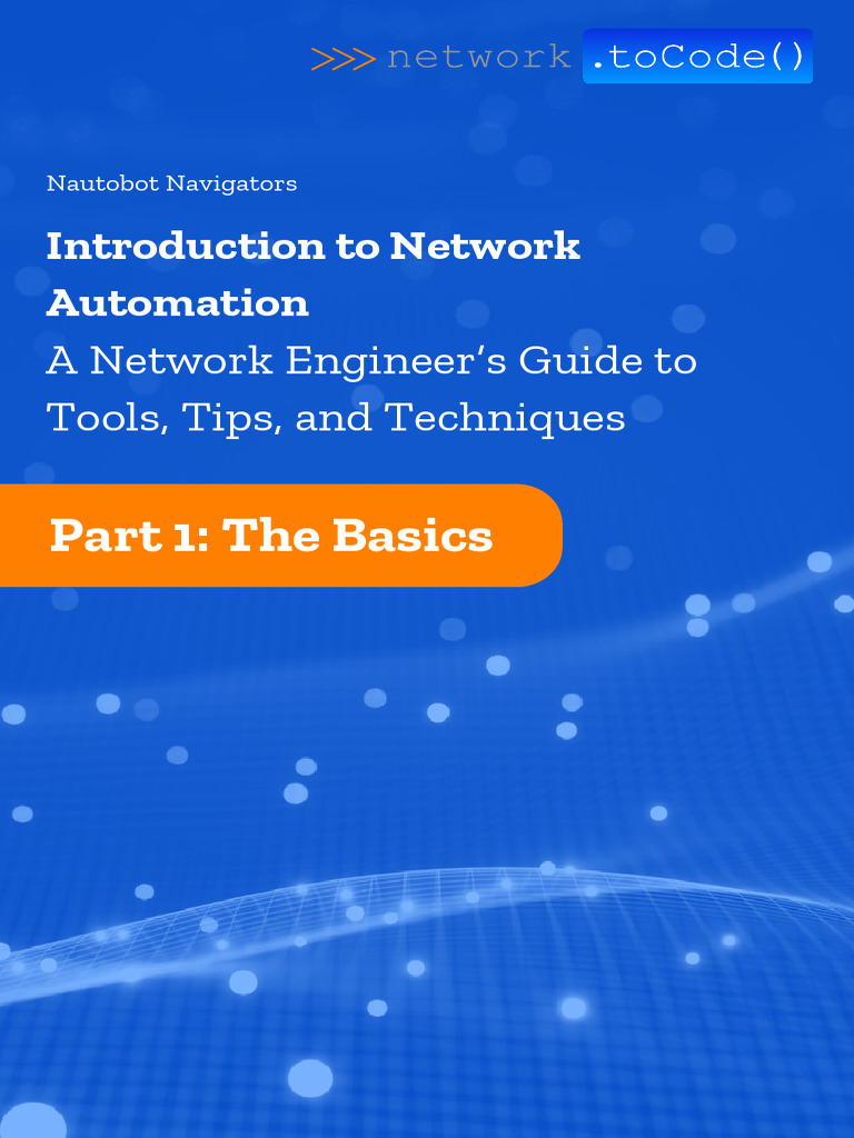 Network Automation eBook Part1 | PDF | Computer Network | Automation
