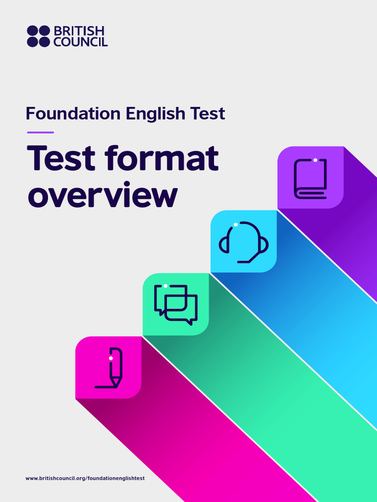 2023 Foundation English Test Test Format Overview | PDF | English ...
