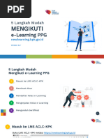 Petunjuk Penggunaan Elearning KLHK - Compressed | PDF