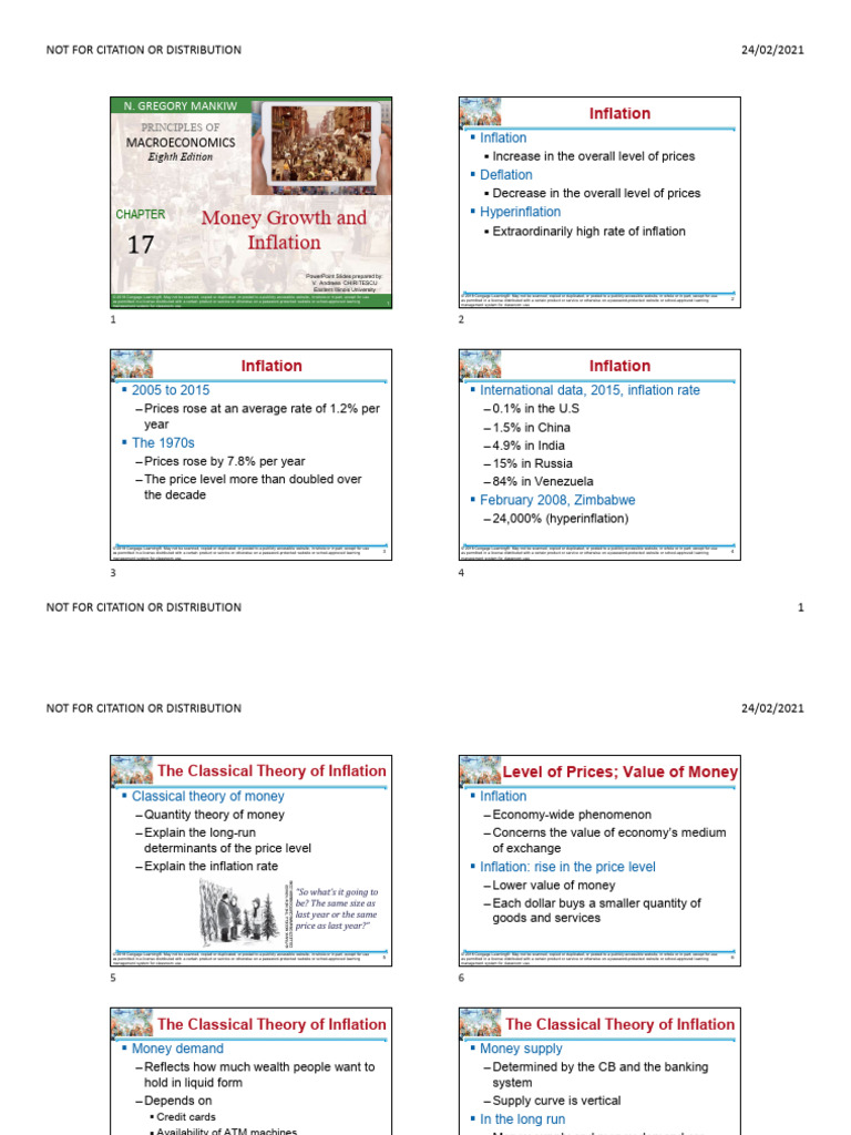 Money Growth and Inflation | PDF | Money Supply | Inflation