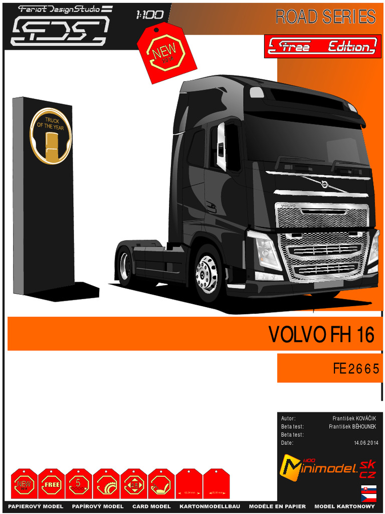 FE2665 VOLVO FH 16 Black | PDF | Motor Vehicle | Wheeled Vehicles