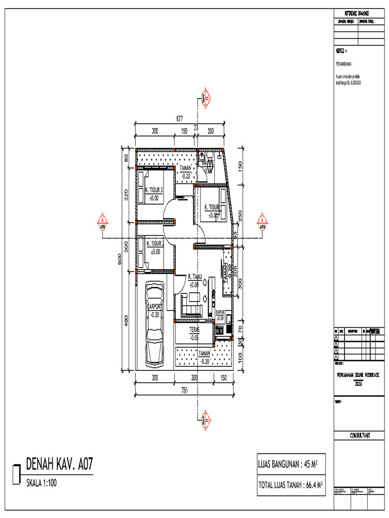 01 Denah | PDF