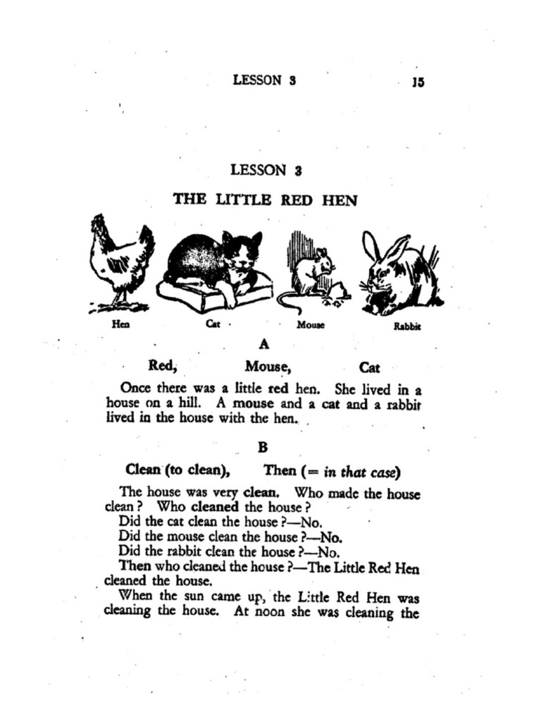 Reader 1 Lessons 3-5 | PDF