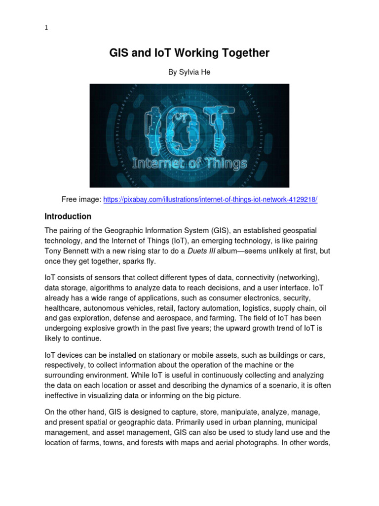 GIS & IoT: Transforming Smart Cities | PDF | Internet Of Things ...