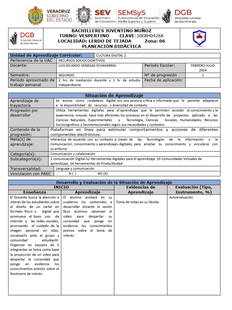 Progresión 1 | PDF | Evaluación | Enseñando