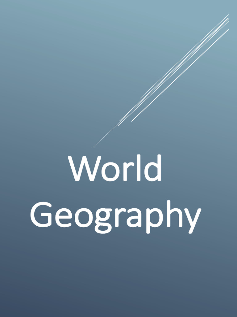 World Geography | PDF | Africa | Nile