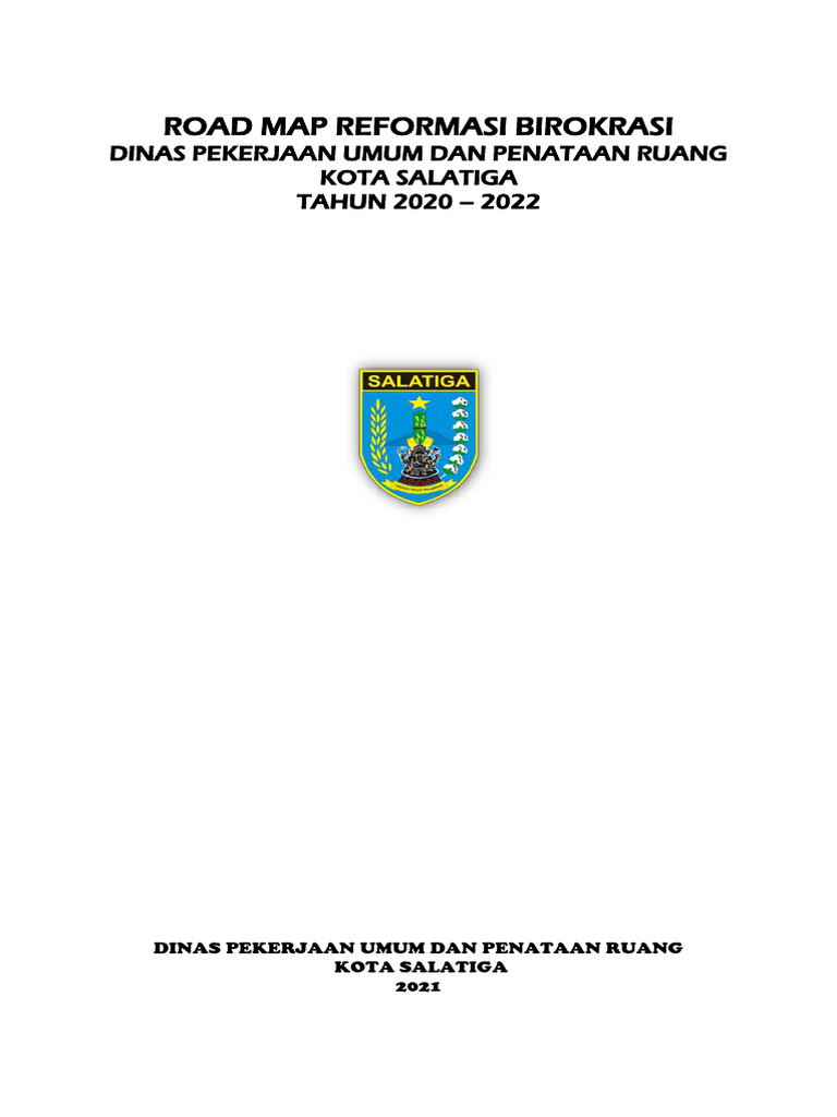 Road Map Reformasi Birokrasi Dpu PR 2020 2022 | PDF