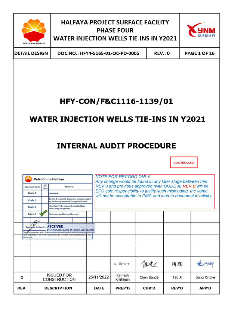 Internal Audit Procedure | PDF | Audit | Auditor's Report