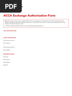 Request For Acca Transcript | PDF