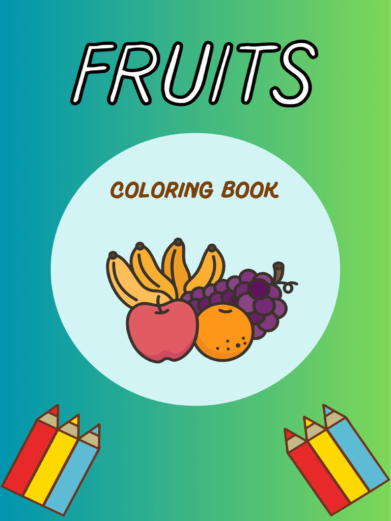 Fruits Coloring Pages | PDF