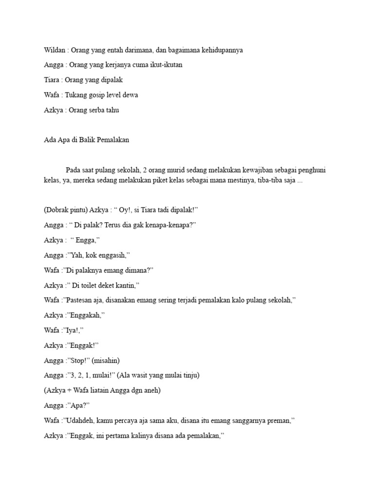 Naskah Drama Indo | PDF