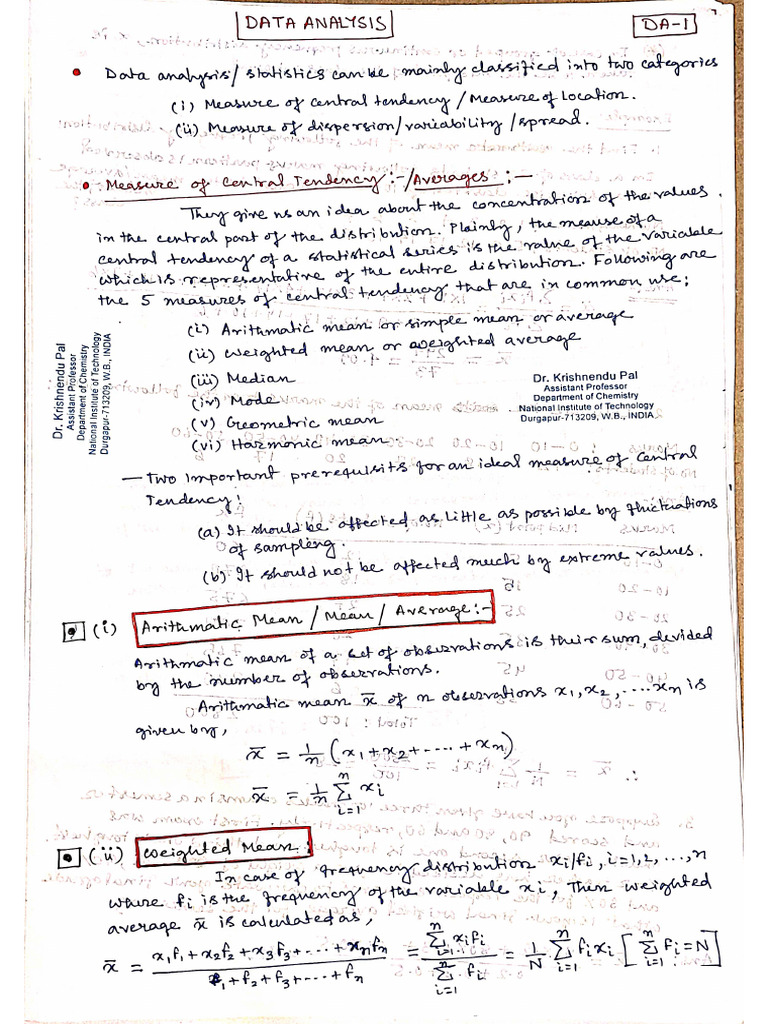 Data Analysis Statistics | PDF