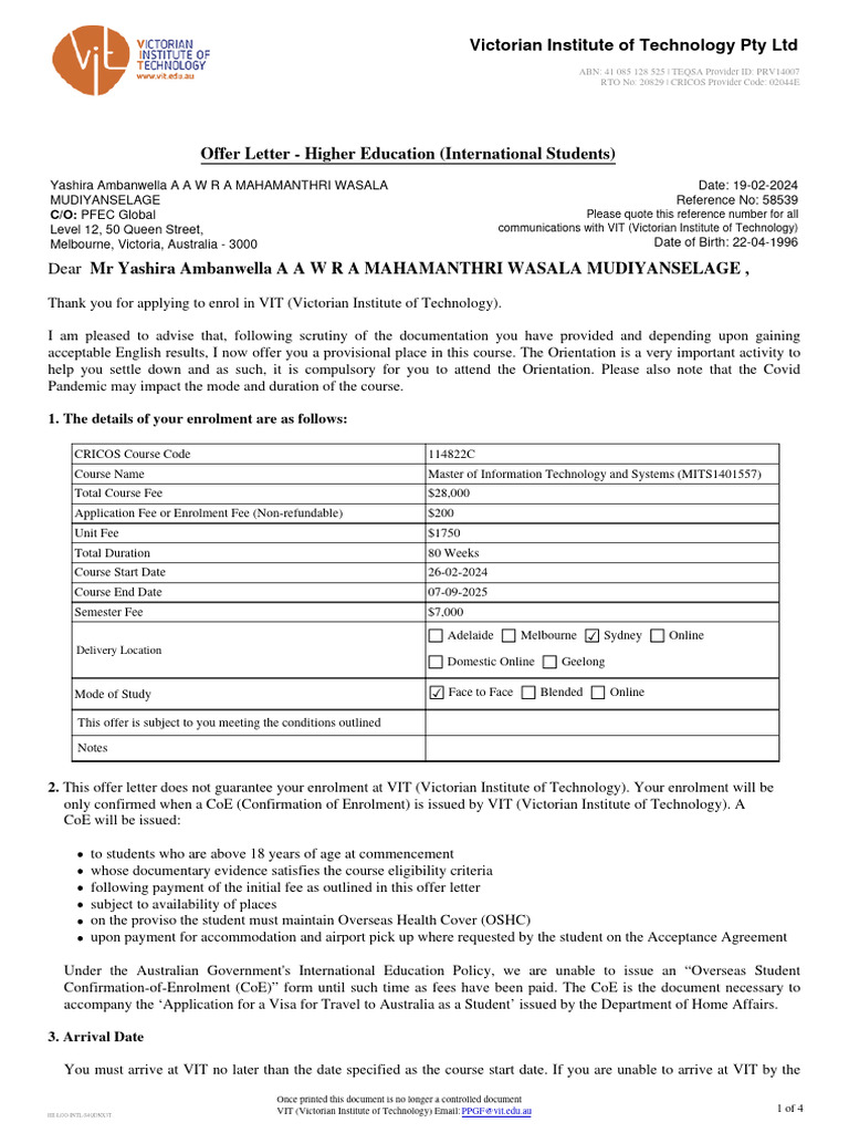 Yashira Ambanwella A A W R A MAHAMANTHRI WASALA - Transition Offer ...