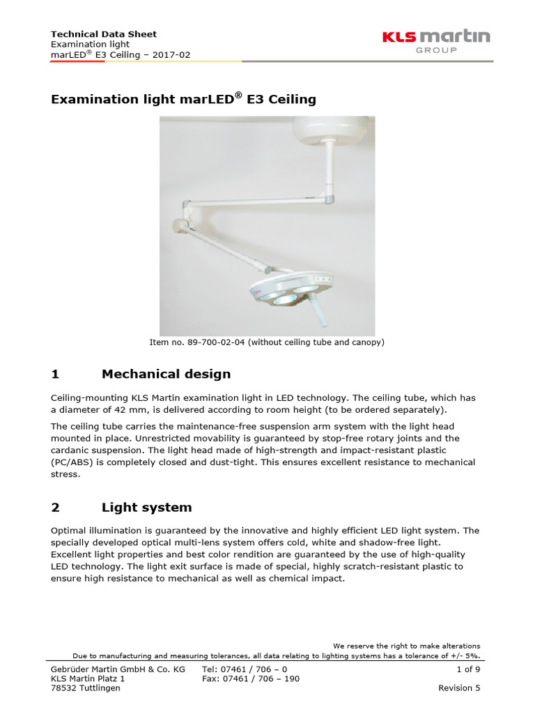 TD marLED E3 CEILING REV 5 RD 2017-02 en | PDF | Alternating Current ...