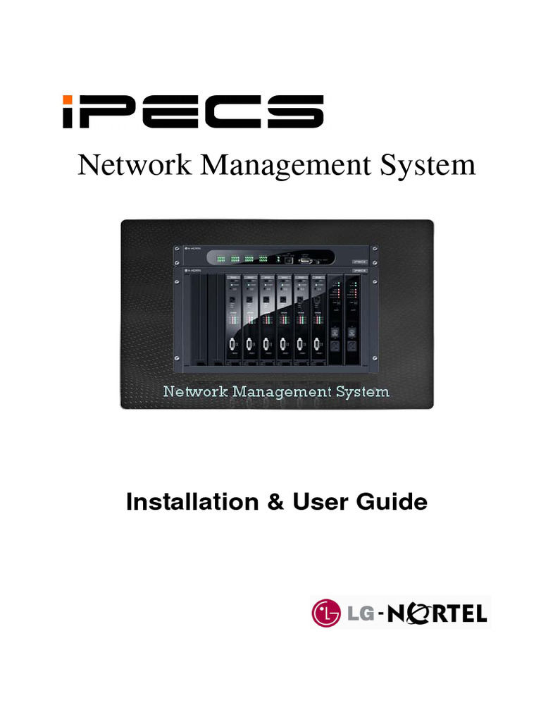 Ipecs - Nms User Guide | PDF | Networking | Internet & Web