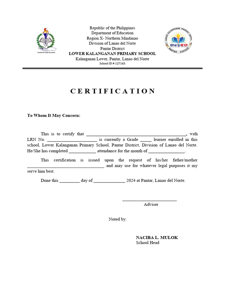4ps Certificate | PDF
