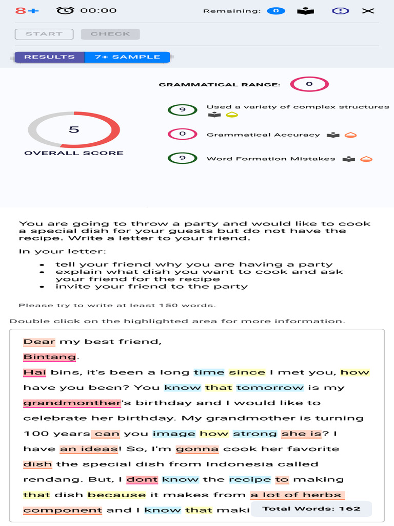 Writing Test Interface IELTS8PLUS | PDF