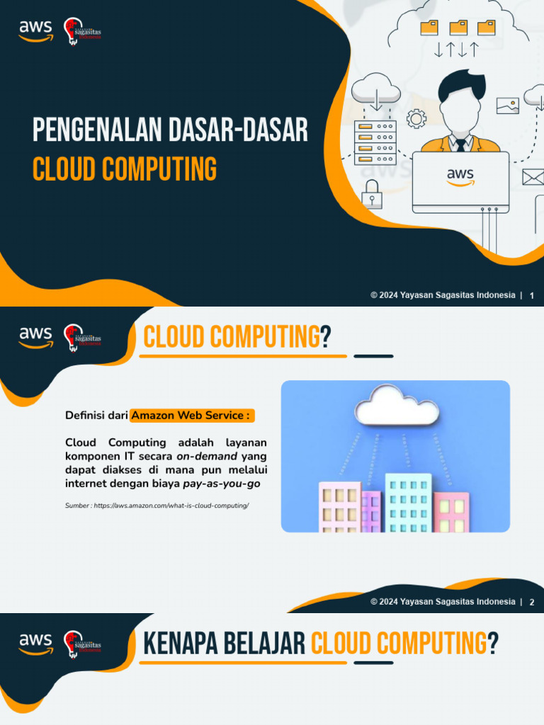 Materi Cloud Computing Mahasiswa - 2024 (Edited 040724) | PDF