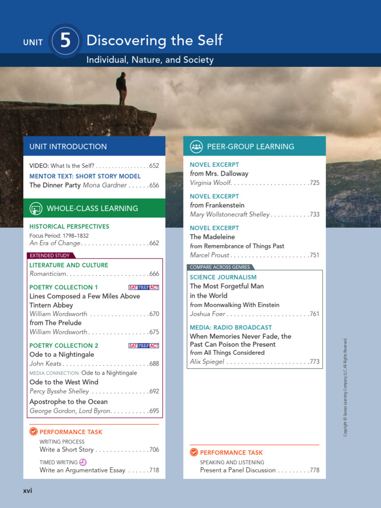 Unit 5 - Discovering The Self | PDF | Vocabulary | Word