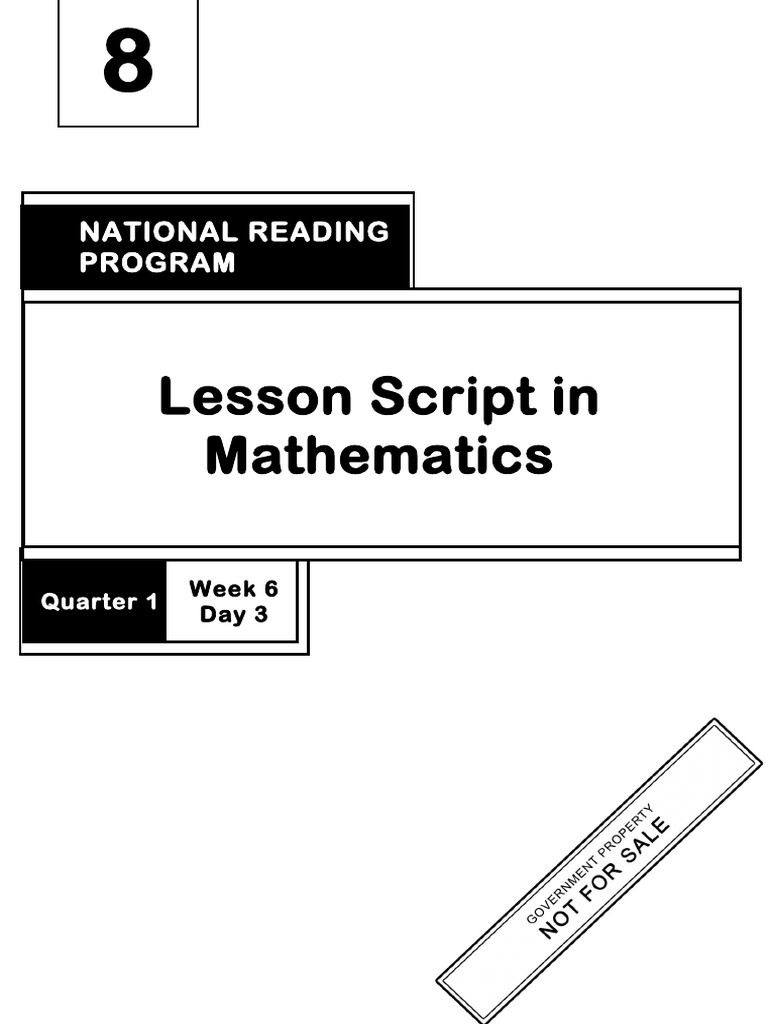 2024-LS-G8-NMP Mathematics Q1 W6 D3 | PDF | Copyright | Algebra