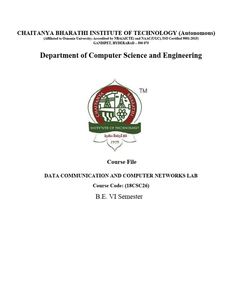 DCCN - Lab Course - Mannual | PDF | Computer Science | Engineering DCCN - Lab Course - Mannual | PDF | Computer Science | Engineering