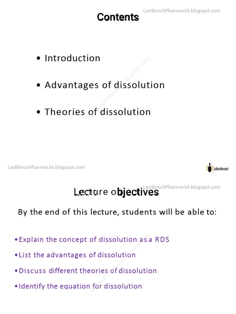 Dissolution Models | PDF | Solvation | Solubility
