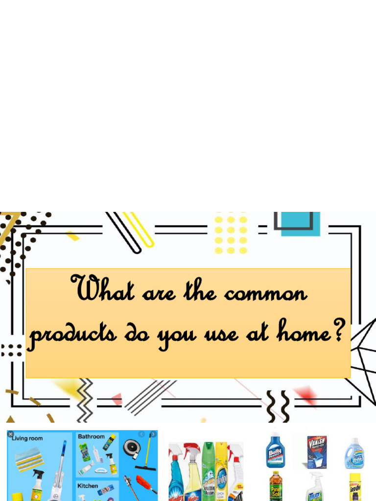 P6 Lesson 6 - Examining Common Consumer Products | PDF | Self ...