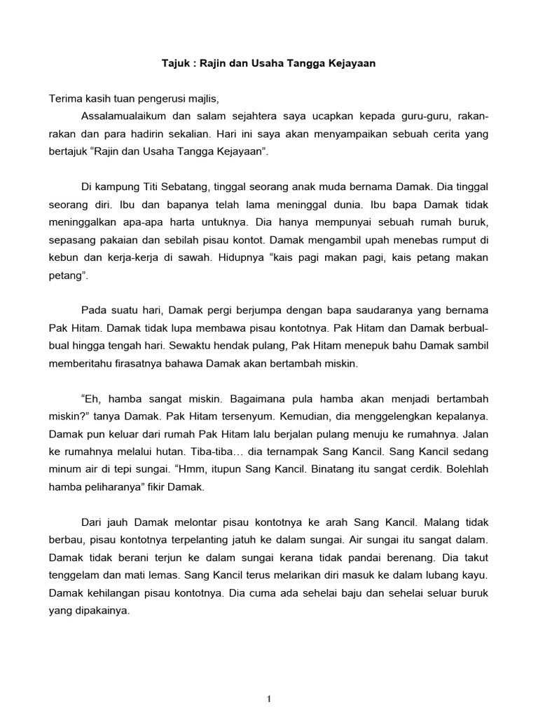 SK Parit Nawi, Bercerita Tahap 2 | PDF