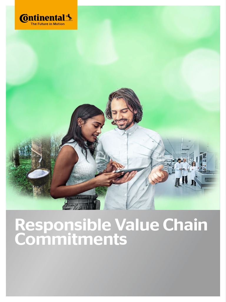 Responsible Value Chain Commitments of Continental | PDF | Occupational Safety And Health | Waste
