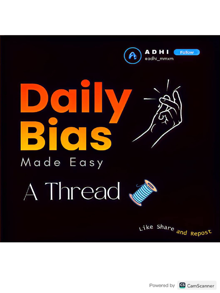 Ict Daily Bias Guide Price Action Pdf