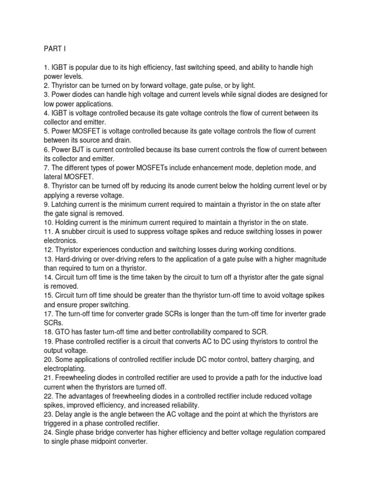 Power Electronics and Application | PDF | Field Effect Transistor | Rectifier