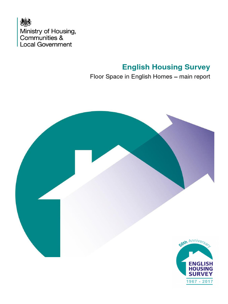 Floor Space in English Homes Main Report | PDF | Apartment | Sampling ...