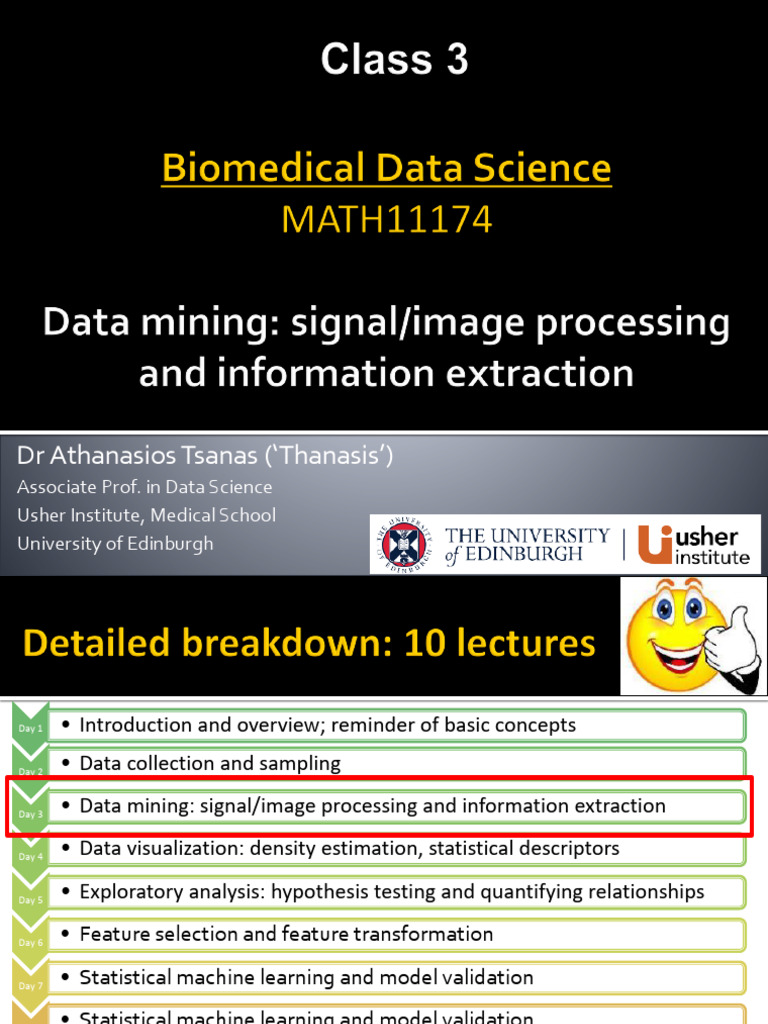 Biological Data Science Lecture3 | PDF | Statistics | Time Series