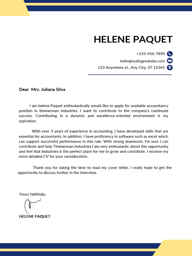 White and Blue Simple Job Application Document A4 | PDF