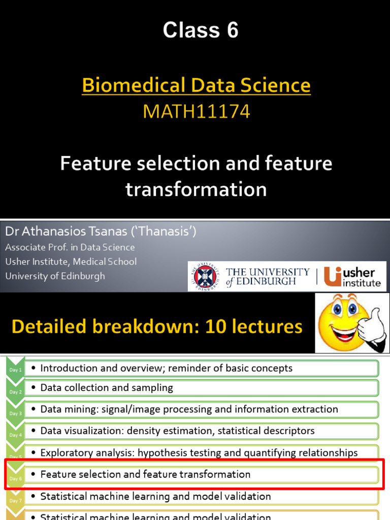 Biological Data Science Lecture6 | PDF | Statistics | Machine Learning