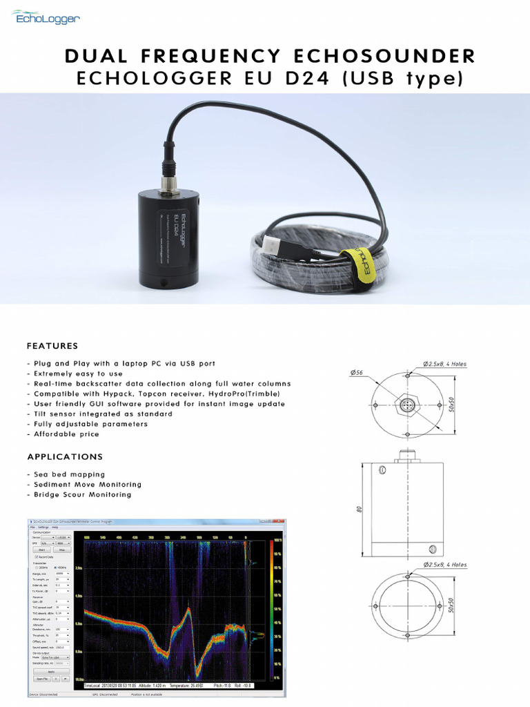 Echosounder EU D24 | PDF
