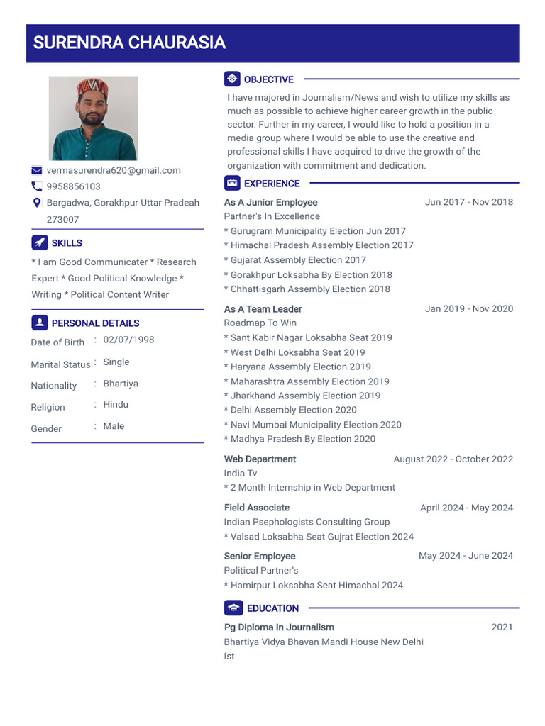 Surendra CV - 4 | PDF