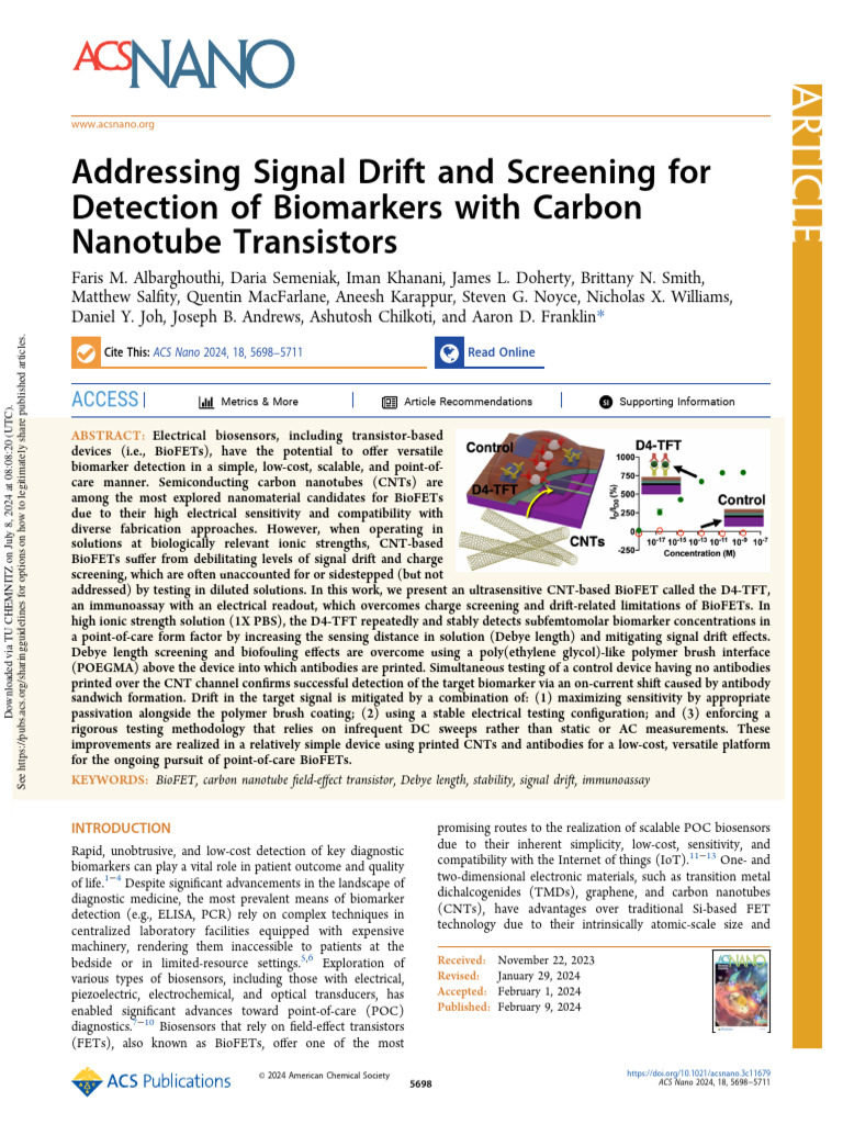 Albarghouthi Et Al 2024 Addressing Signal Drift and Screening For ...