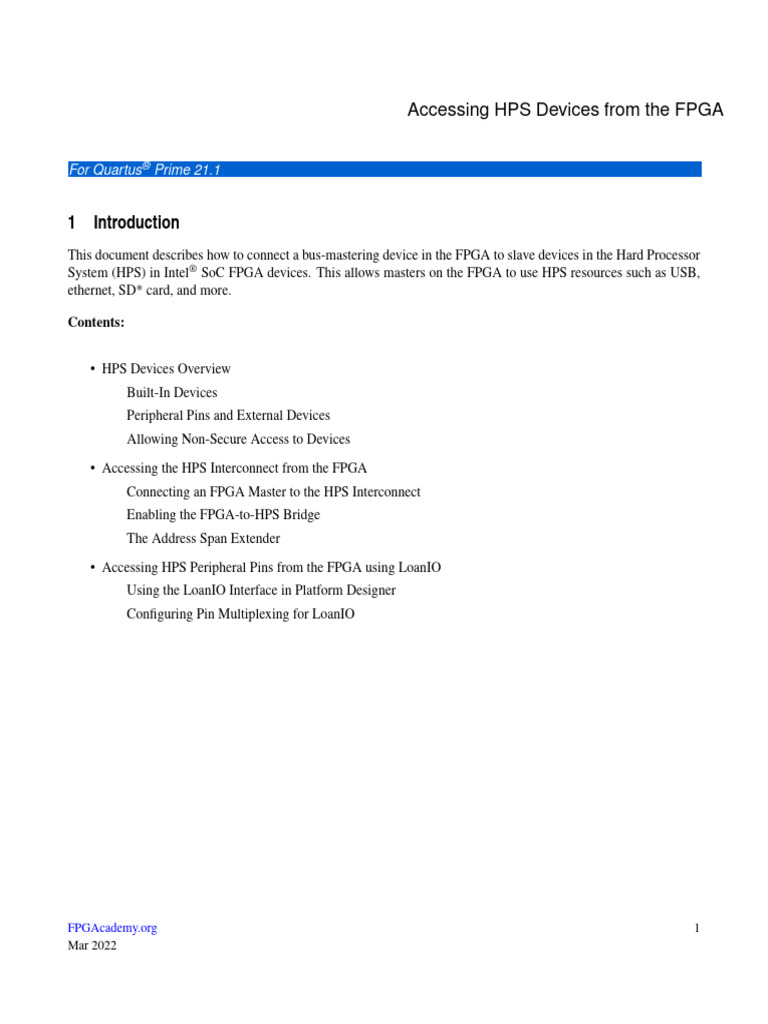Accessing_Hard_Processor_System | PDF | Field Programmable Gate Array ... Accessing_Hard_Processor_System | PDF | Field Programmable Gate Array ...