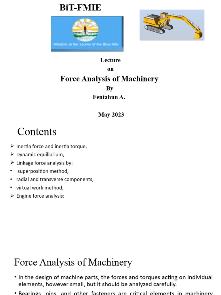Chapter 4 Mechanism | PDF | Force | Machines