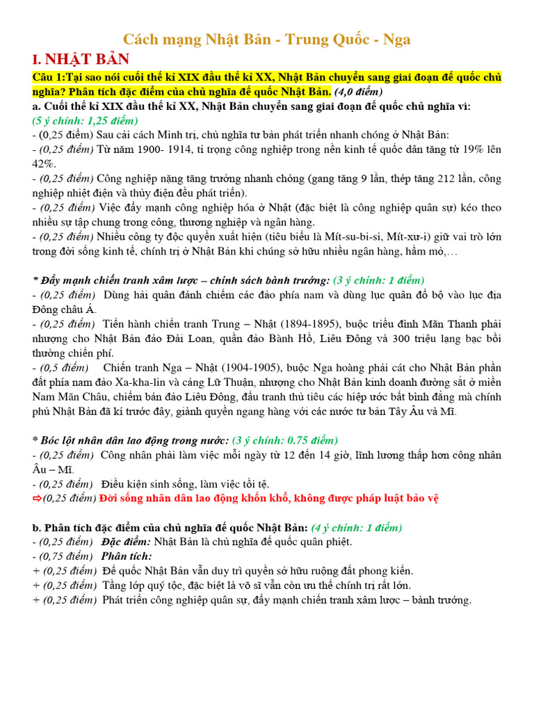 Nb, Tq, Cmt.10 Nga (Tài Liệu Ls Ôn Thi Hsg Khối 11) | PDF